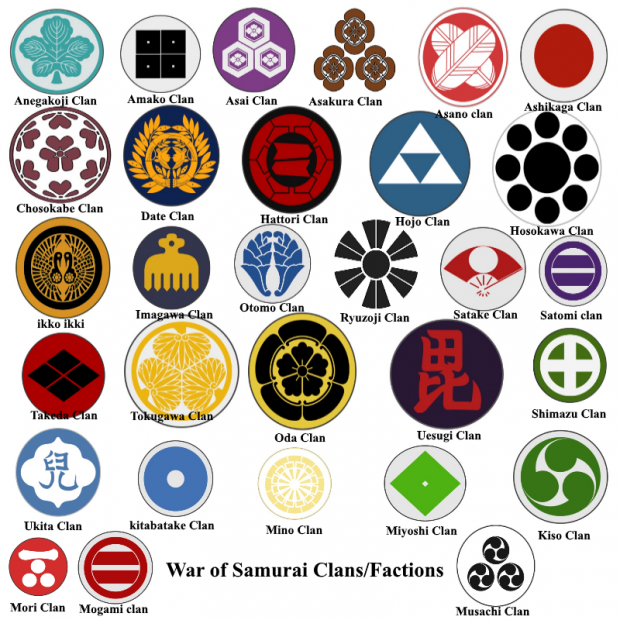 War Of Samurai All Clans Image Mod DB