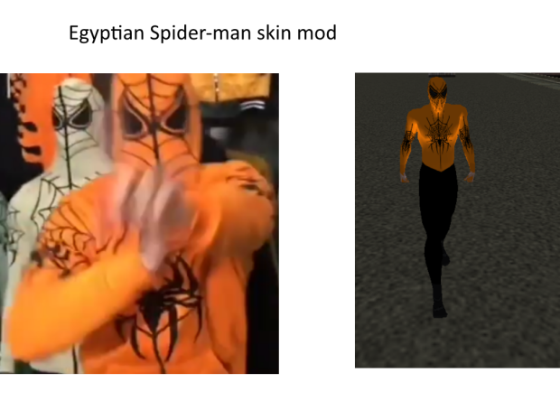 Egyptian spider man skin addon - Spider-Man The Movie Game - ModDB