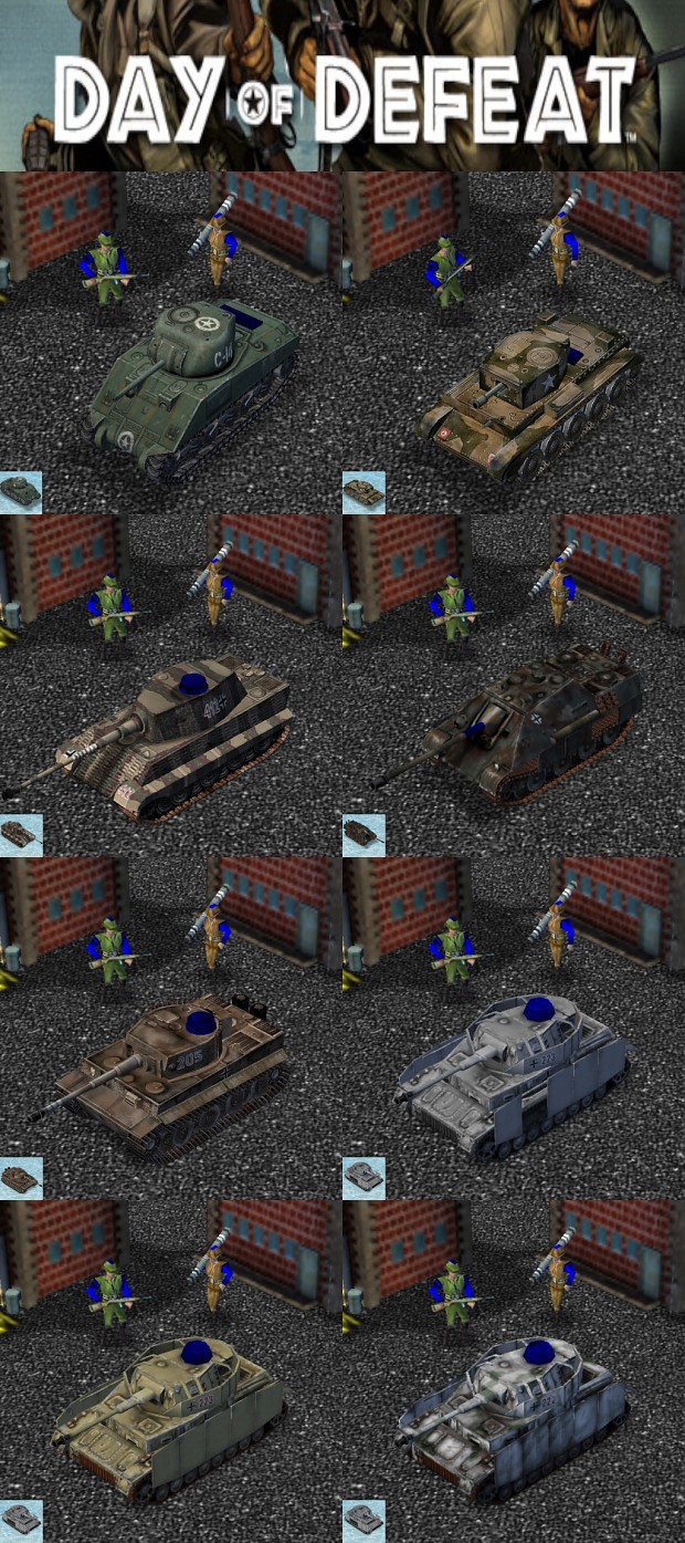 Day of Defeat WWII Tanks addon - ModDB