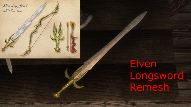 Elven Longsword Remesh 5 0 file - ModDB
