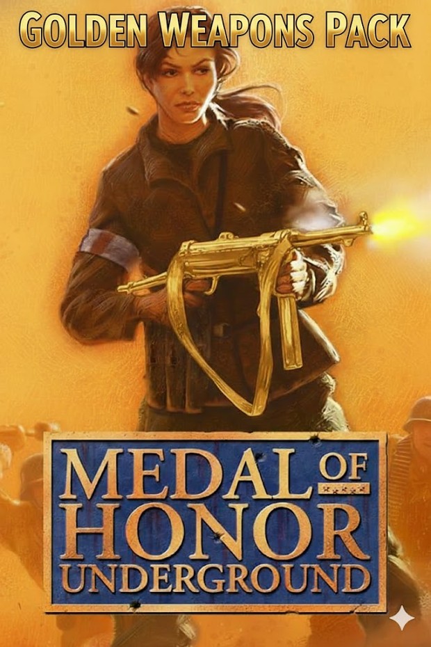 Golden Weapons Pack (MOHU RealRTCW) addon - Medal of Honor Reborn mod ...