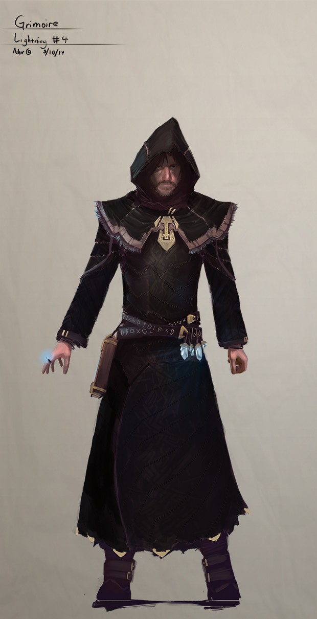 Lightning Mage Character Concept image - Grimoire: Manastorm - ModDB