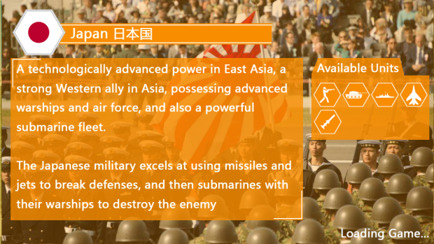 Faction Loading Screen - Japan image - War Chess: East & West Conflict ...