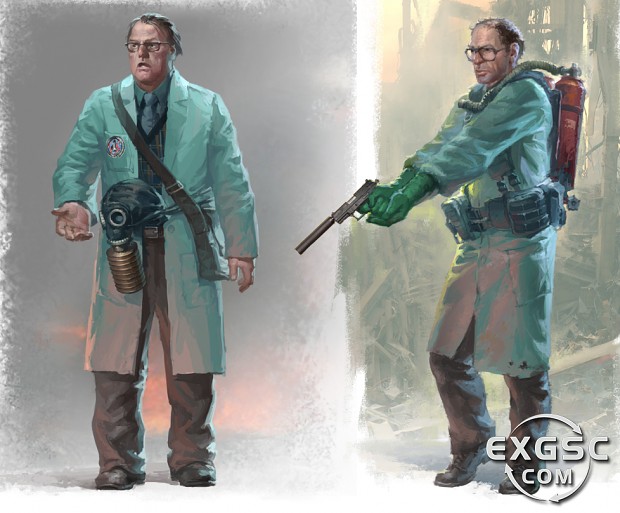 S.T.A.L.K.E.R. 2 characters concept arts image - 100 Rads Bar - ModDB