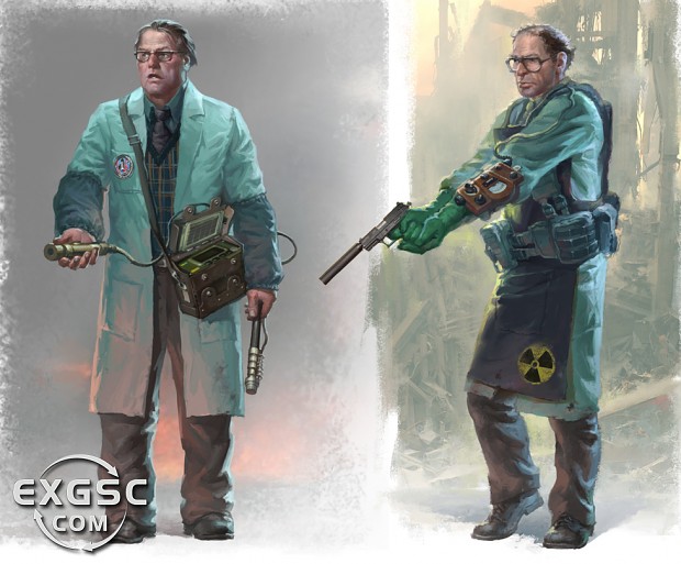 S.T.A.L.K.E.R. 2 characters concept arts image - 100 Rads Bar - Mod DB