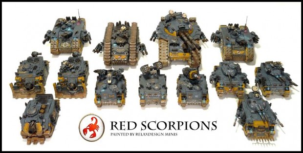 Red Scorpions Space Marines vehicles image - ModDB