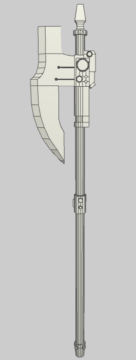 Titan Tech Priest Power Axe WiP image - Chompster - ModDB