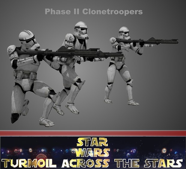 Phase II clonetroopers render image - DarthMongolTheUnwise - ModDB