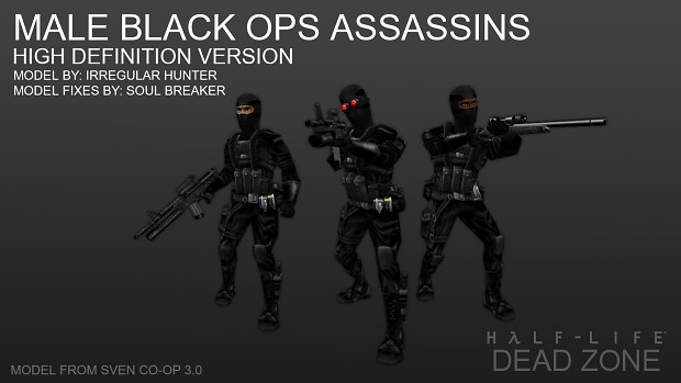 Half-Life: Dead Zone - HD Black Ops Assassins image - The_Invader79 - ModDB