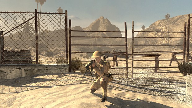 WW2 Mod for IW4x-Desert British Army LMG image - Soldierunknown360 - ModDB
