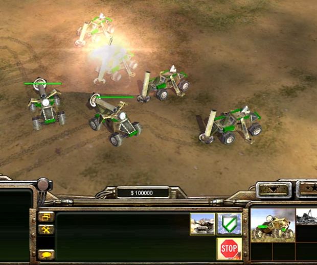 Mortar Buggy image - Contra mod for C&C: Generals Zero Hour - ModDB