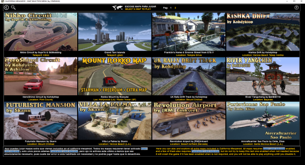 Updated launcher menus now in Full HD image - California Megamod for ...