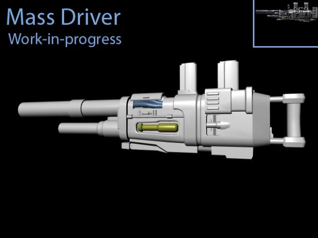 New model for old mass driver image - X-COM: Enforcer mod for Unreal ...