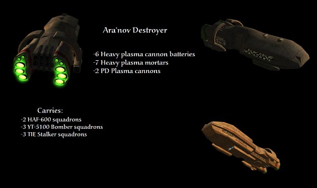 Ara'nov Destroyer image - Legacy Era: Second Imperial Civil War mod for ...