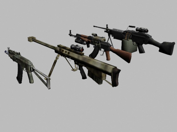 New Guns Part 1 image - Soldiers Of Fortune mod for Battlefield 2 - ModDB