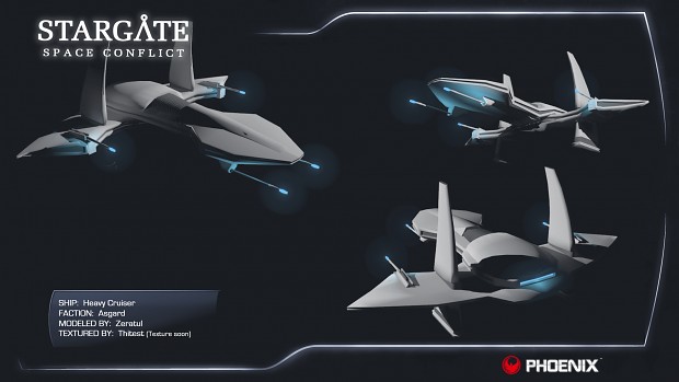 Asgard Heavy Cruiser - Final Model image - Classic - Stargate Space ...