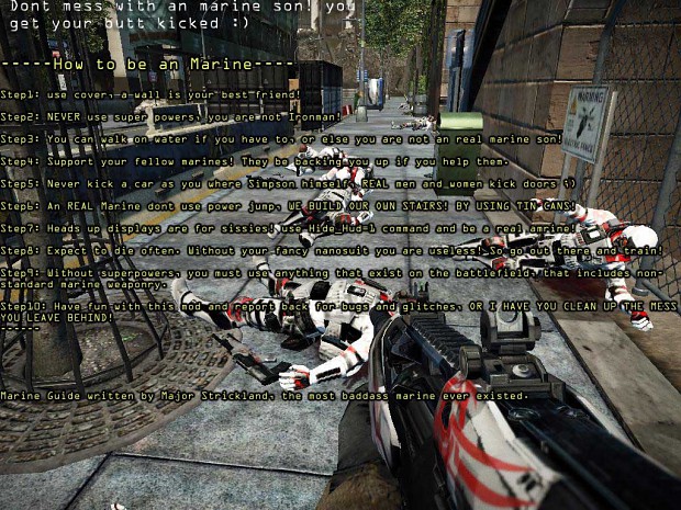 How to be an real Marine Guide image - Crysis 2 CryFever TC mod for ...