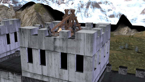 Gondor stone walls - trebuchet image - The Last Hope of the Third Age ...