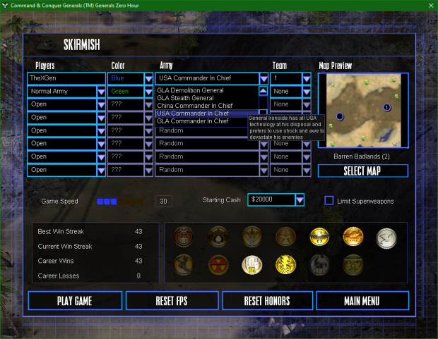 Pro:Gen 2.6 - New factions and more menu options image - ModDB