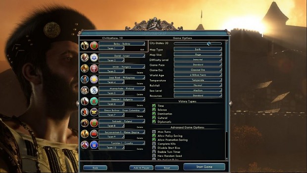 Simply More Civs Menu Screenshots image - ModDB