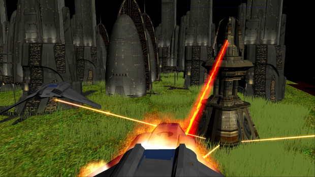 Gorn Defence Tower Protect Gorn City agains Valkyrie class fighters 02 ...