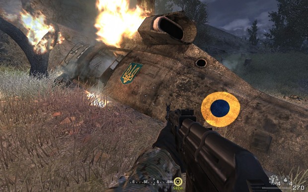 Shot down chopper image - Ukraine War - Modern Warfare for Call of Duty ...