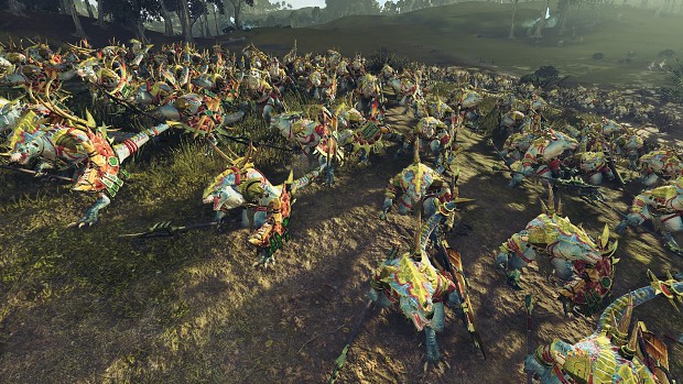 Saurus Totem Warriors (Spears) image - Radious Total War Warhammer II ...