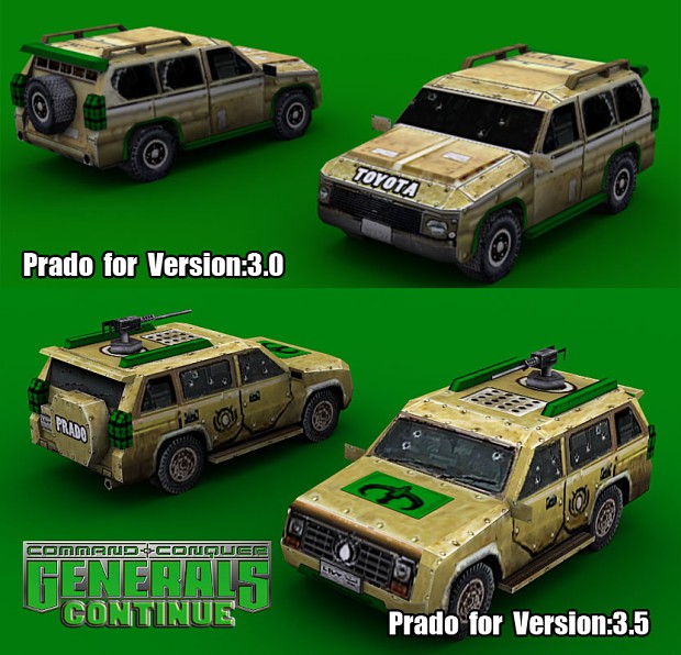 PRADO Model Upgrade image - Generals Zero Hour Continue mod for C&C ...