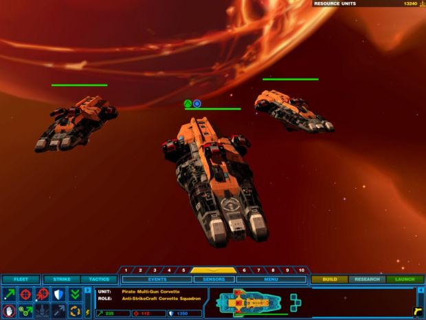 Pirate multi-gun corvettes in formation image - Pirates Mod for ...
