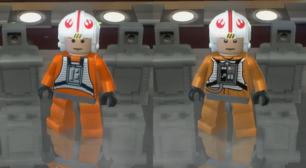 Luke Comparisons image - Lego Star Wars Modernized Character Texture ...