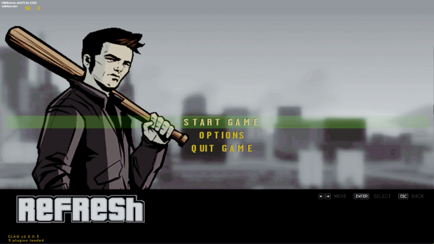 New V2 Menu image - GTA III Refresh mod for Grand Theft Auto III - ModDB