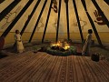 Native American Tipi Interior image - ModDB