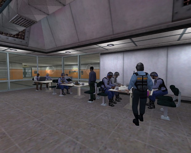 Cafeteria WIP image - Lambda: Expanded complex (Portfolio project) mod ...