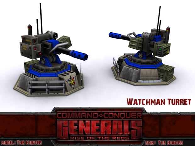 American Watchman Turret image - Rise of the Reds mod for C&C: Generals ...