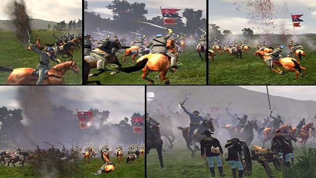 z Union CSA Artillery Battle IMAGE 4 - WM56 ETW 1700S MOD for Empire ...