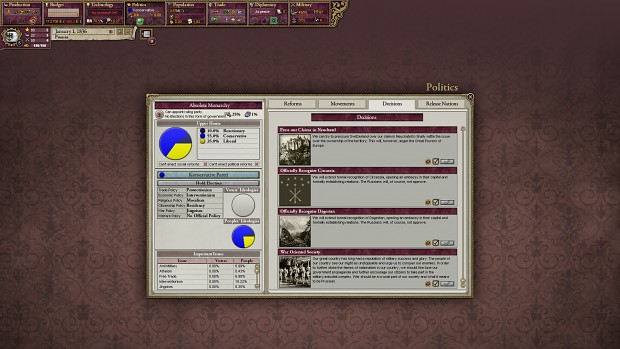 Chile 3 image - HPM+ mod for Victoria 2: Heart of Darkness - ModDB