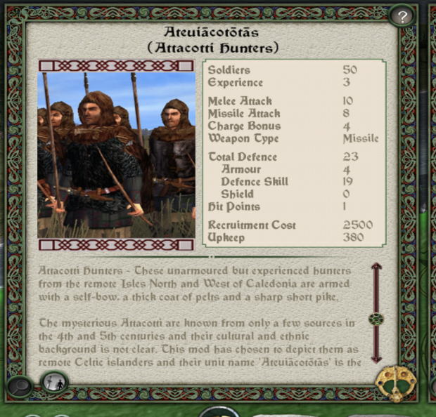Attacotti Hunters image - Insularis Draco mod for Medieval II: Total ...