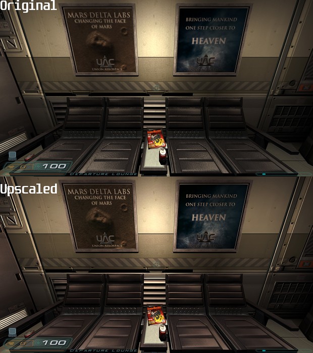 Image 2 - AI upscaled textures - Doom 3 + RoE mod for Doom III - ModDB