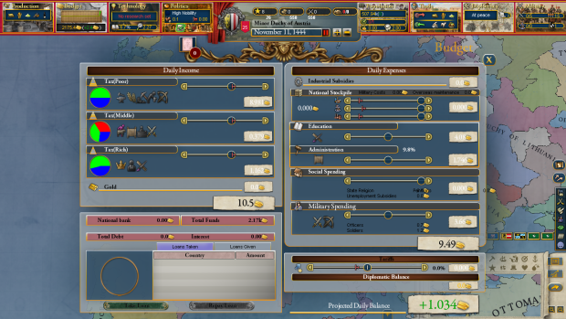 Politics Screen image - Golden Age mod for Victoria 2: Heart of ...