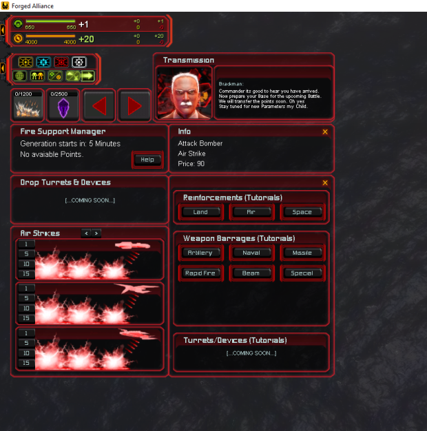 First full Set of Air Strikes of all Factions done. image - Commander ...