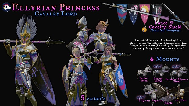Promo image - Alshua's Ellyrion mod for Total War: Warhammer III - ModDB