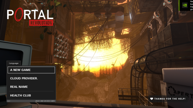 Main menu image - Portal Revolution: Google Translate Edition mod for ...
