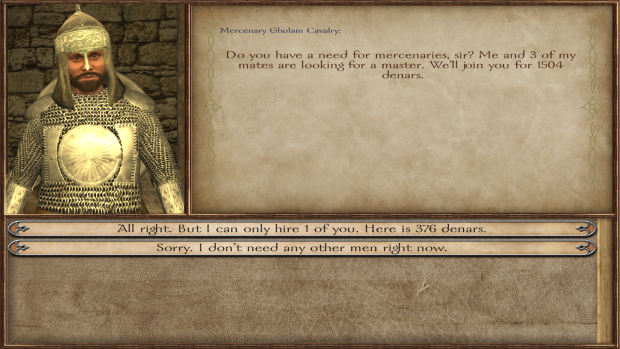 Mercenary Ghulam Cavalry image - New Troops mod for Mount & Blade ...