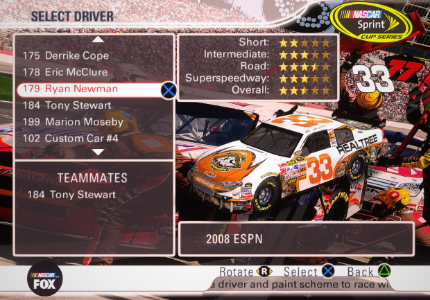 DLC PT 1 image - Nascar 10: Definitive Edition PCSX2 mod for Nascar 09 ...