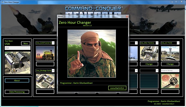 Image 3 - General zero hour changer mod for C&C: Generals Zero Hour - ModDB