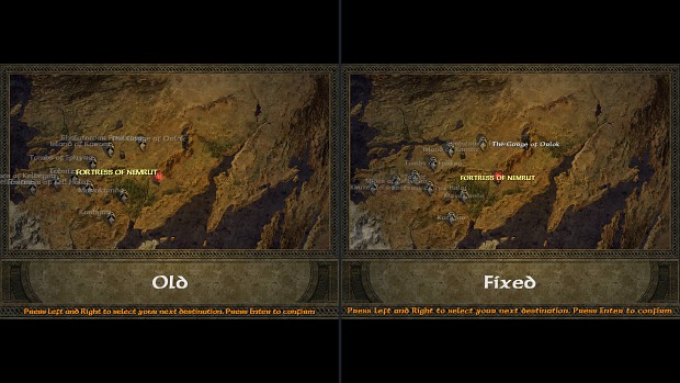 2D Map Interface image - Lumen mod for Severance: Blade of Darkness - ModDB