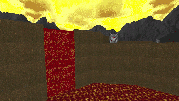 Lava Fall image - Demonium mod for Doom II - ModDB