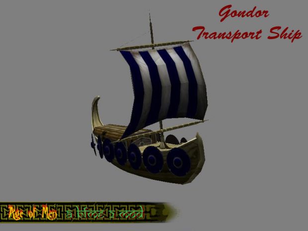 Gondor Transport Ship image - Age of Men mod for Battle for Middle ...