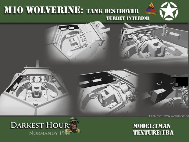 M10 Wolverine Turret Interior image - Darkest Hour: Europe '44-'45 mod ...