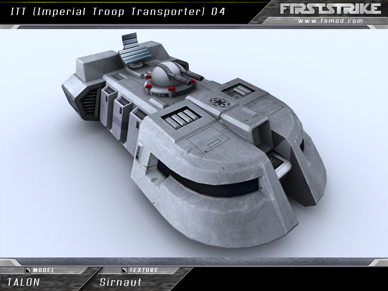 Imperial Troop Transporter WIP news - ModDB